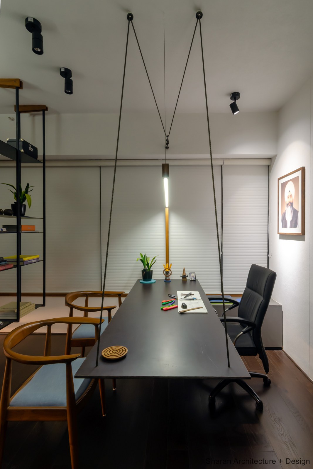 Functionally Aesthetic Office Space Following Crisp Design Language ...