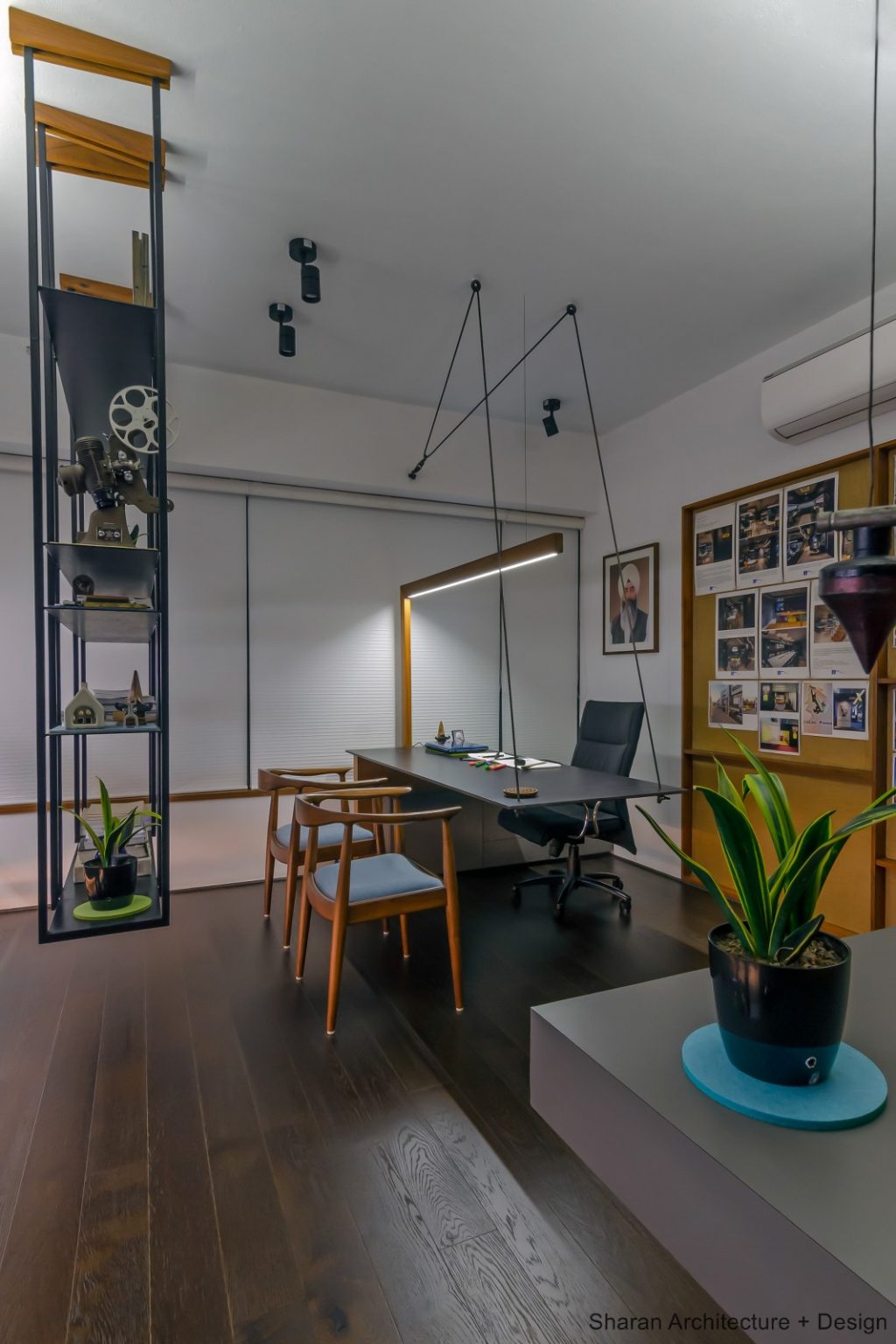 Functionally Aesthetic Office Space Following Crisp Design Language ...