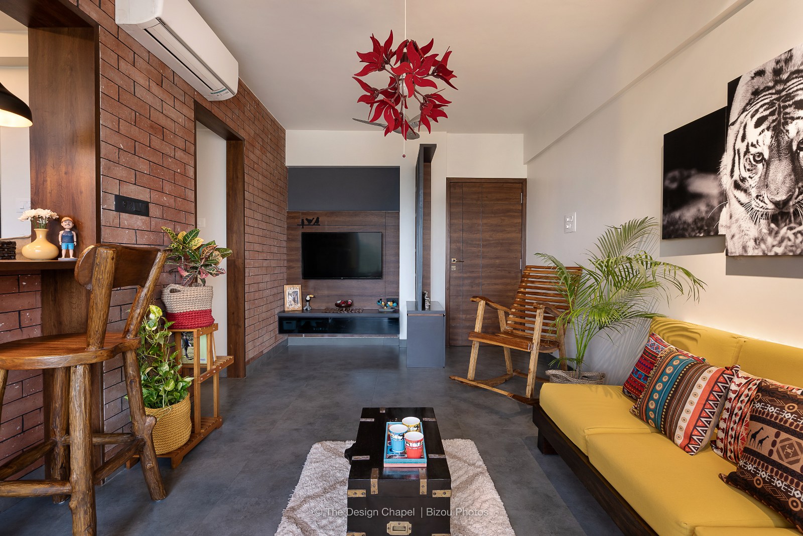 1BHK Interiors Is A Melange Of Indian Aesthetics With Earthy Feel | The ...