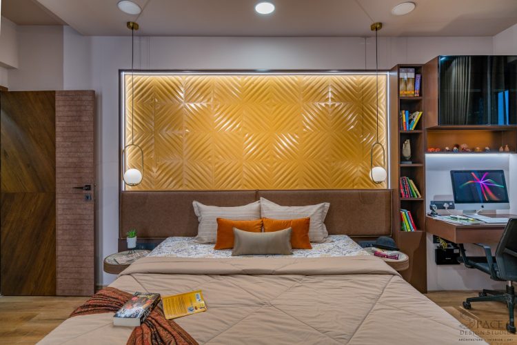 Apartment Interior Creating Balance Of Light And Shadow Through Colors | Space 9 Design Studio ...