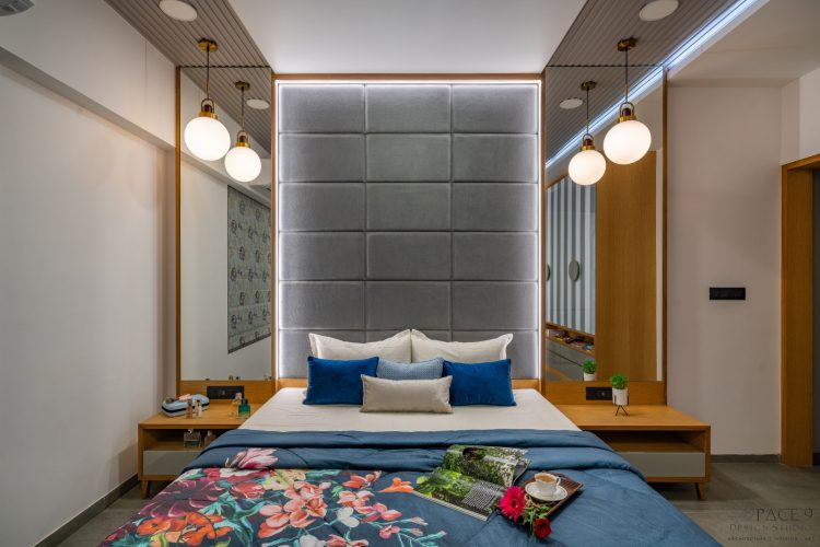 Apartment Interior Creating Balance Of Light And Shadow Through Colors | Space 9 Design Studio ...