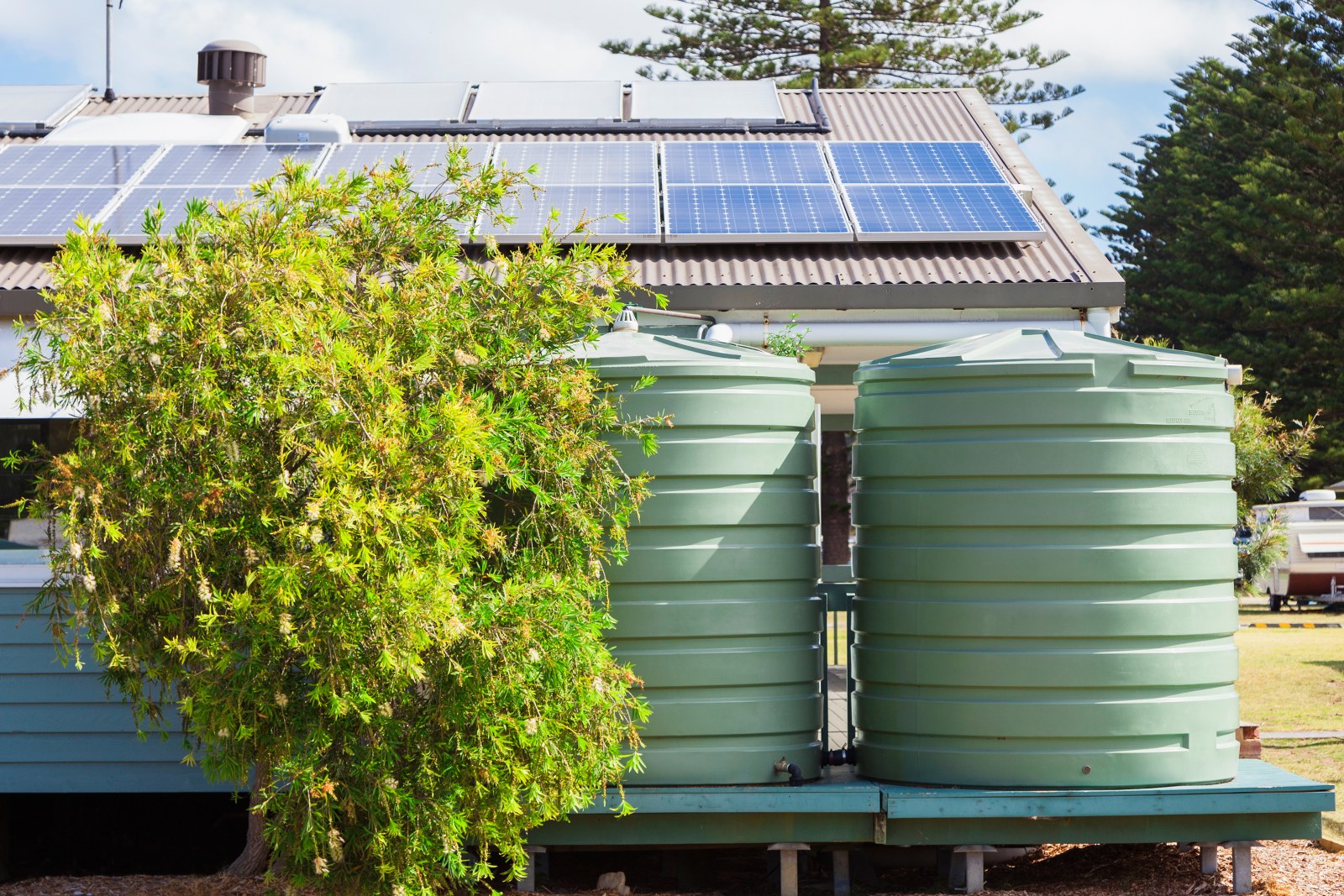 How To Incorporate Water Tanks Into Your Landscape Design The