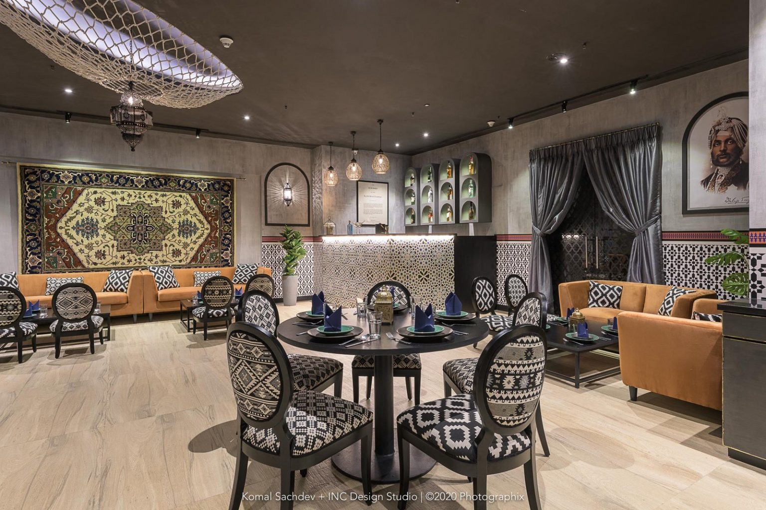 The Restaurant Interior Reflects A Unique Blend Of Afghani & Awadhi ...