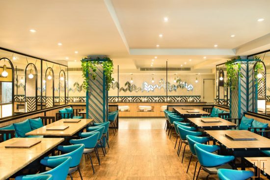 BBQ Restaurant Splashes With Bold And Singleton Use Of Turquoise And ...