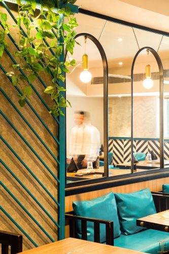 BBQ Restaurant Splashes With Bold And Singleton Use Of Turquoise And ...