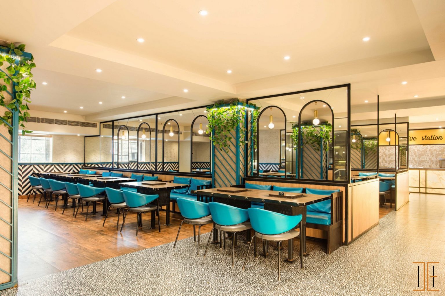 BBQ Restaurant Splashes With Bold And Singleton Use Of Turquoise And ...