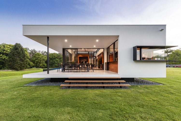 A stunning, open planned home utilizing the picturesque landscape of ...