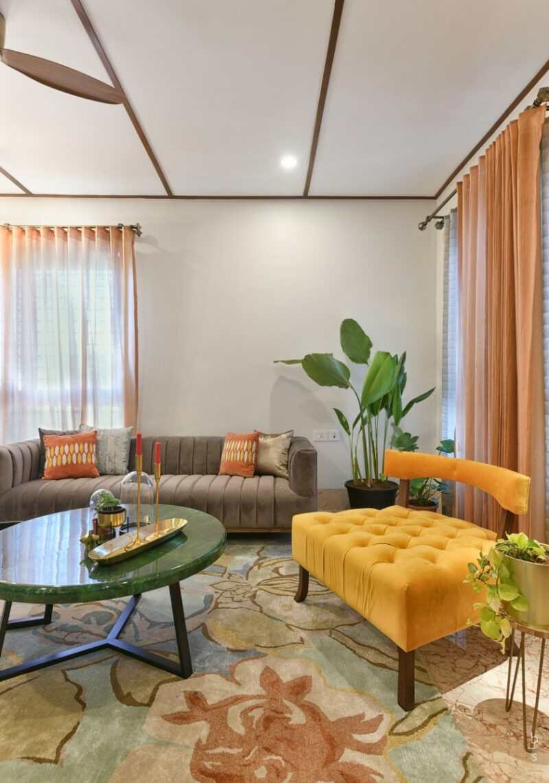 A Home Interior Replete With Colour And Materiality | Beyond Spaces ...