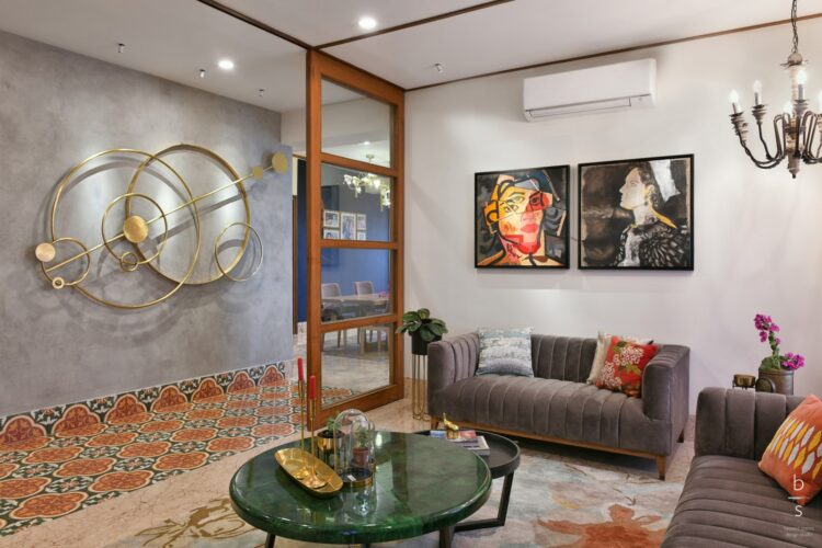 A Home Interior Replete With Colour And Materiality | Beyond Spaces ...