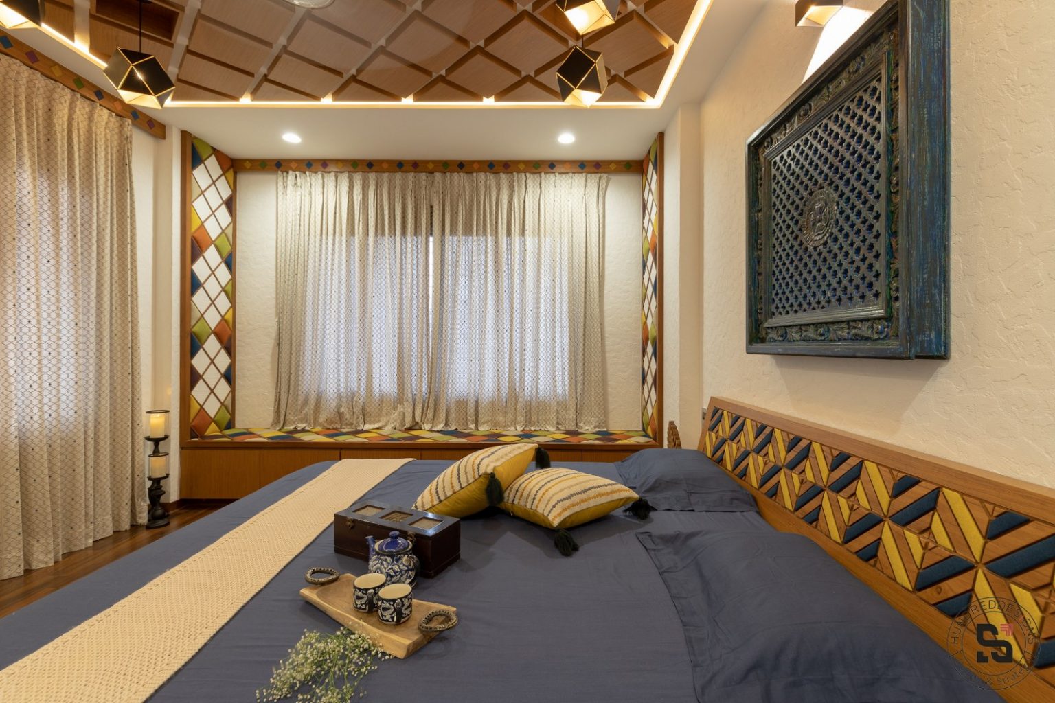 Rajasthani Style Interior Emphasizing The Traditional Language ...