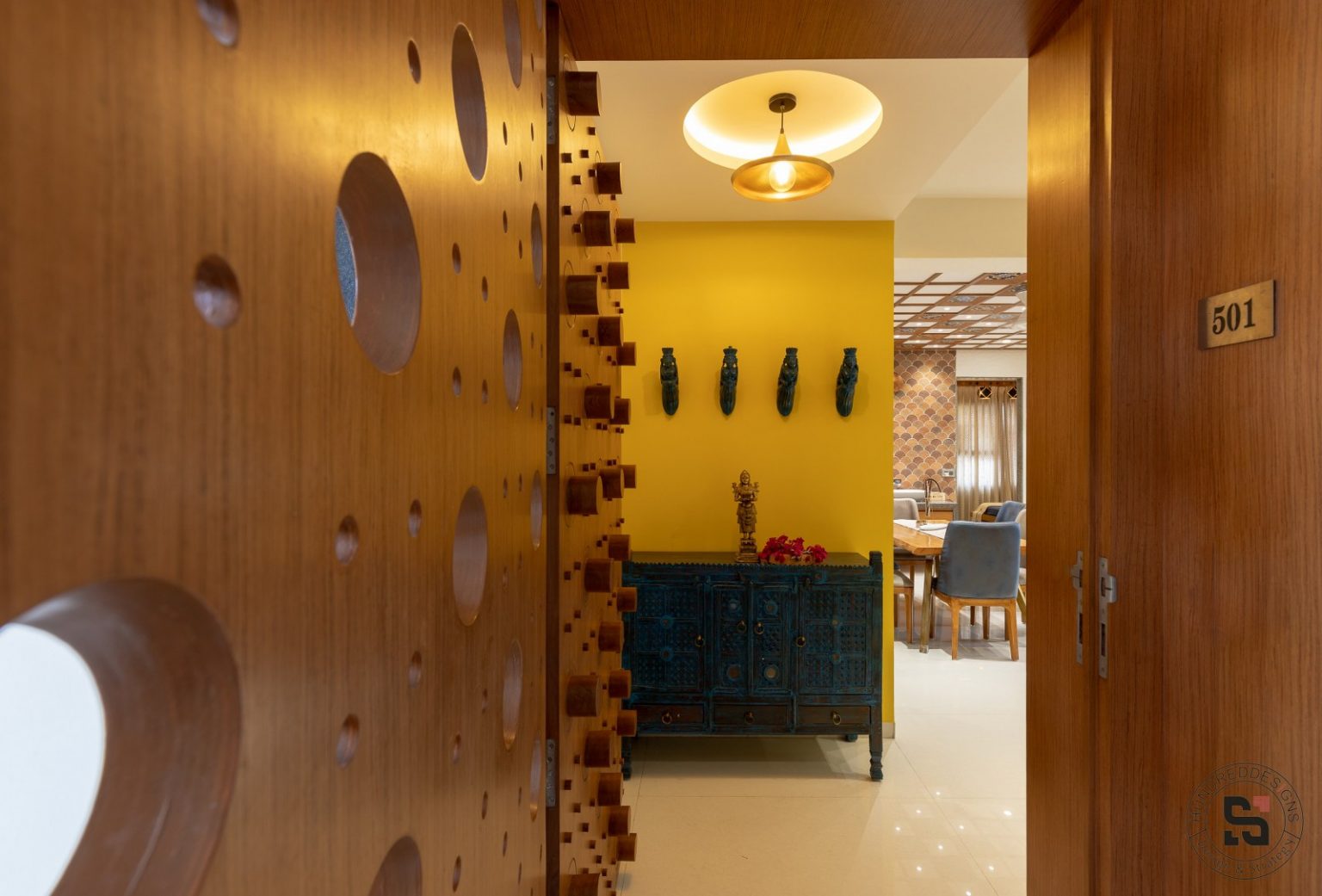 Rajasthani Style Interior Emphasizing The Traditional Language ...