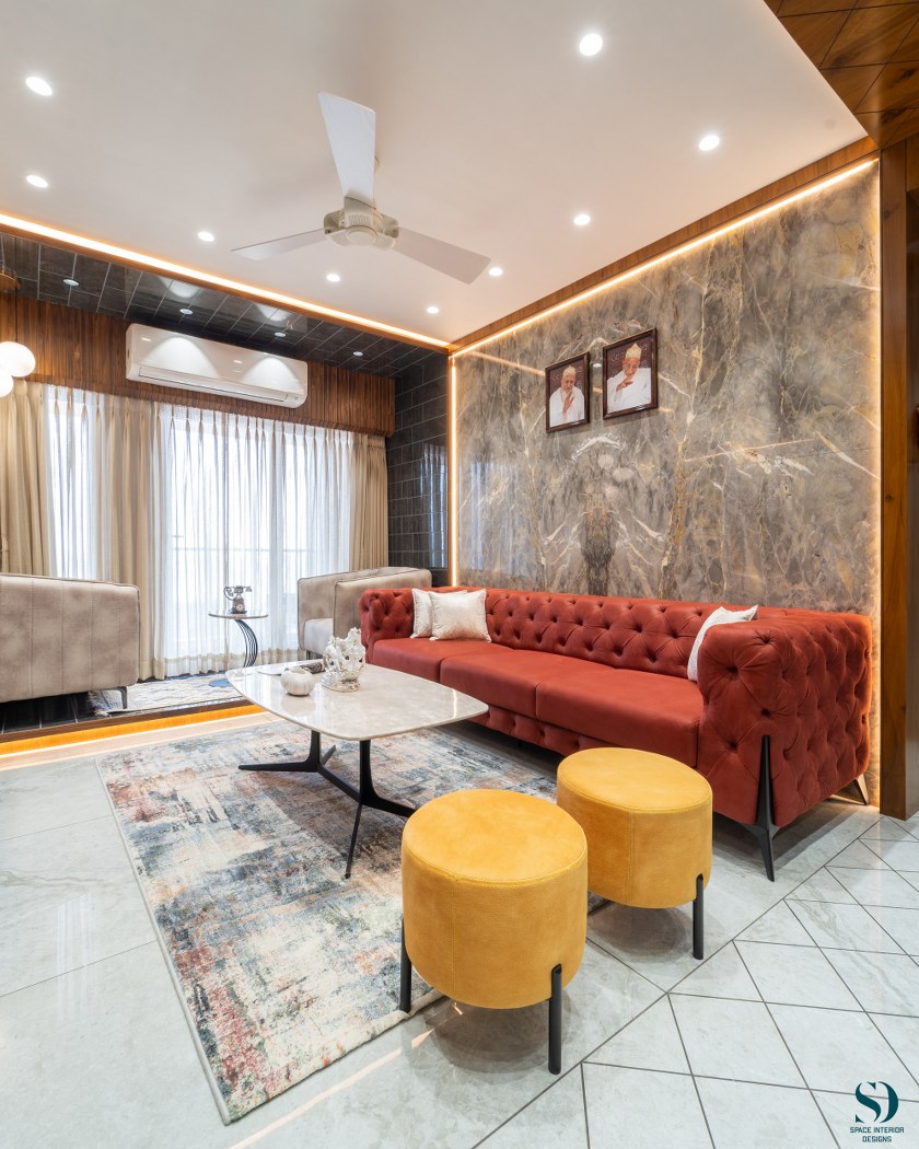 A Simple Abode With An Embellish Touch | Space Interior Design - The ...