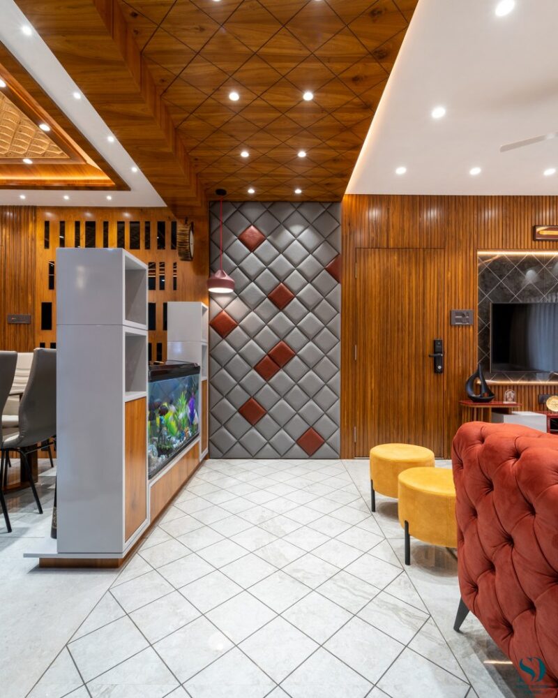 A Simple Abode With An Embellish Touch | Space Interior Design - The ...