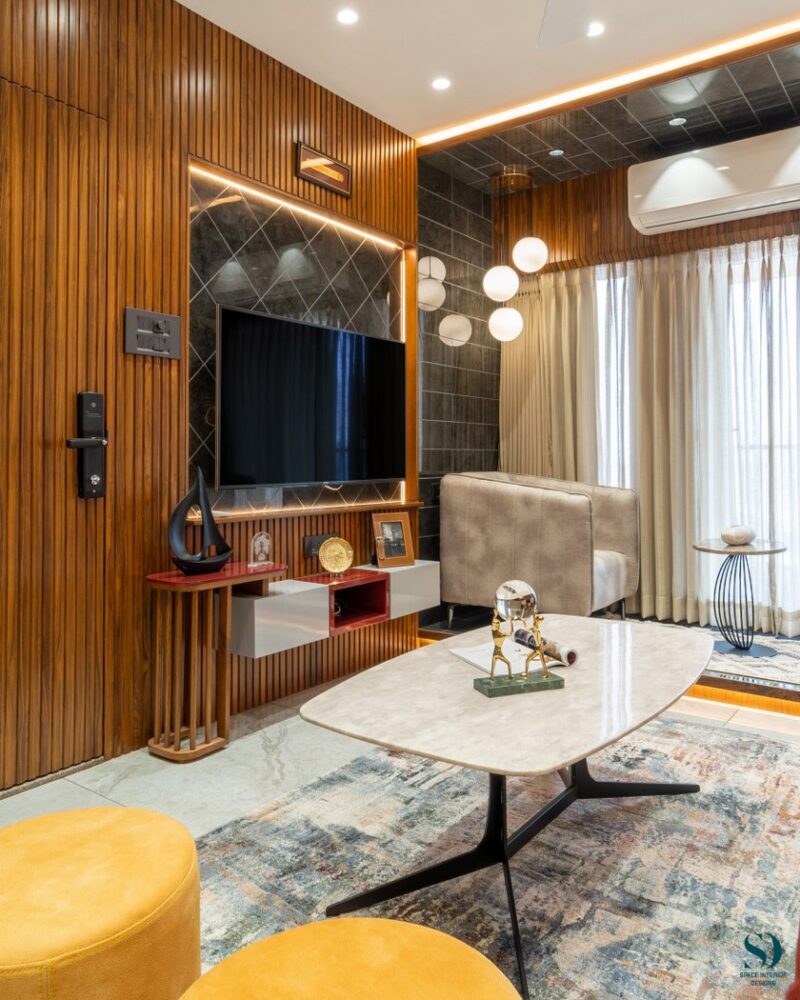 A Simple Abode With An Embellish Touch | Space Interior Design - The ...