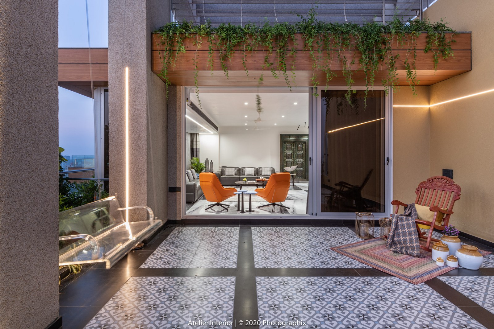 3BHK Apartment With Variety Of Stylistic Directions | Atelier Interior ...