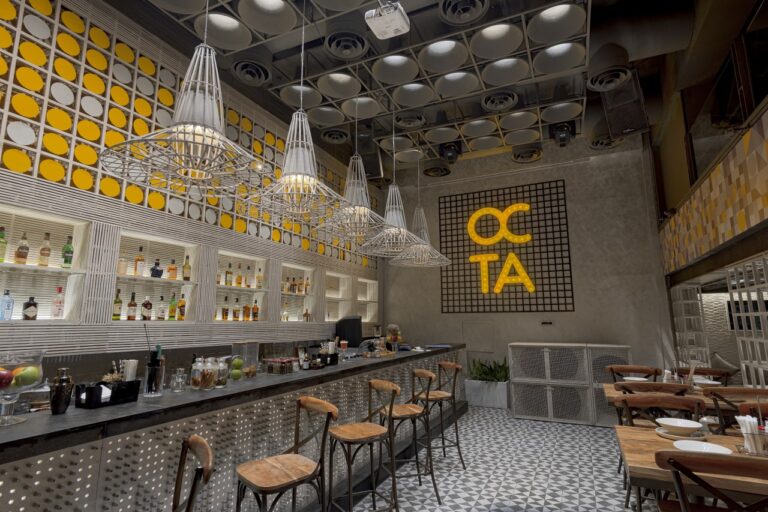 Blend Of 60's Geometric Vibe And Industrial Accents In This Upbeat ...