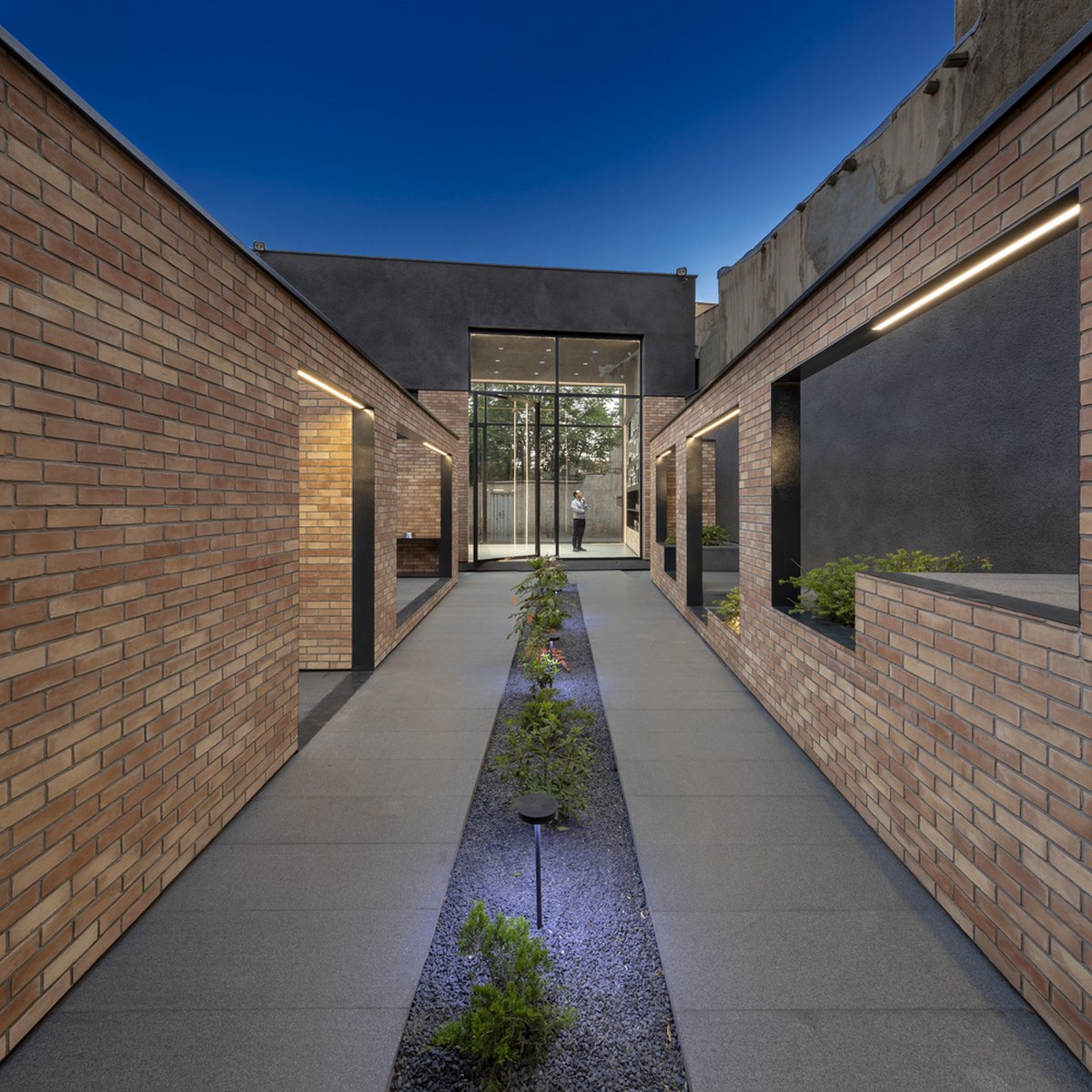 A Custom Designed Display Area In Exposed Brick - SteelForm Showroom ...