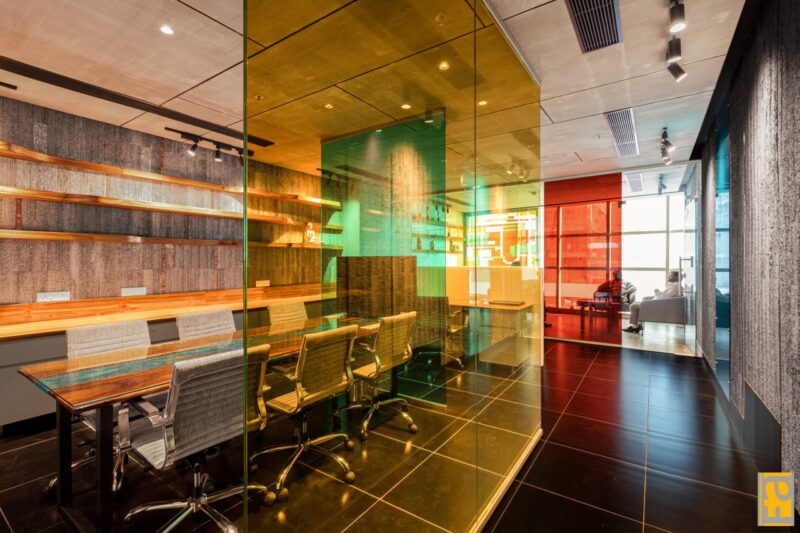 A Transparent Office Design Giving Notional Enclosure | Forum-Advaita ...