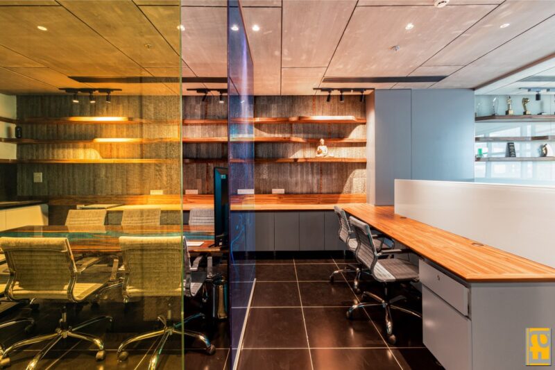 A Transparent Office Design Giving Notional Enclosure | Forum-Advaita ...