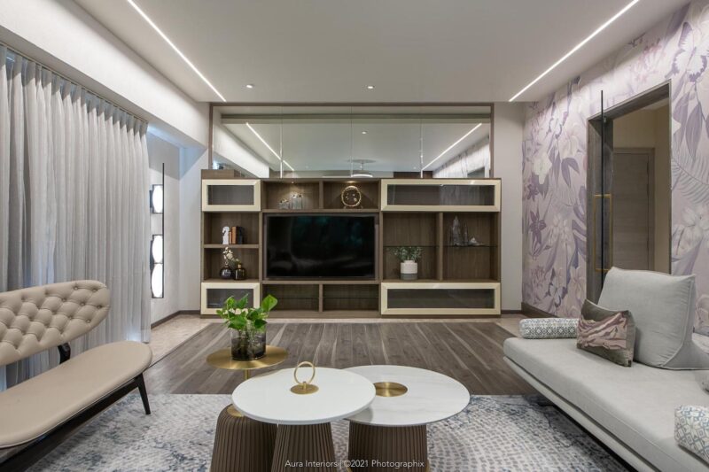 A Luxurious Villa with Brass-Gold Details and Timeless Monotones | AURA ...