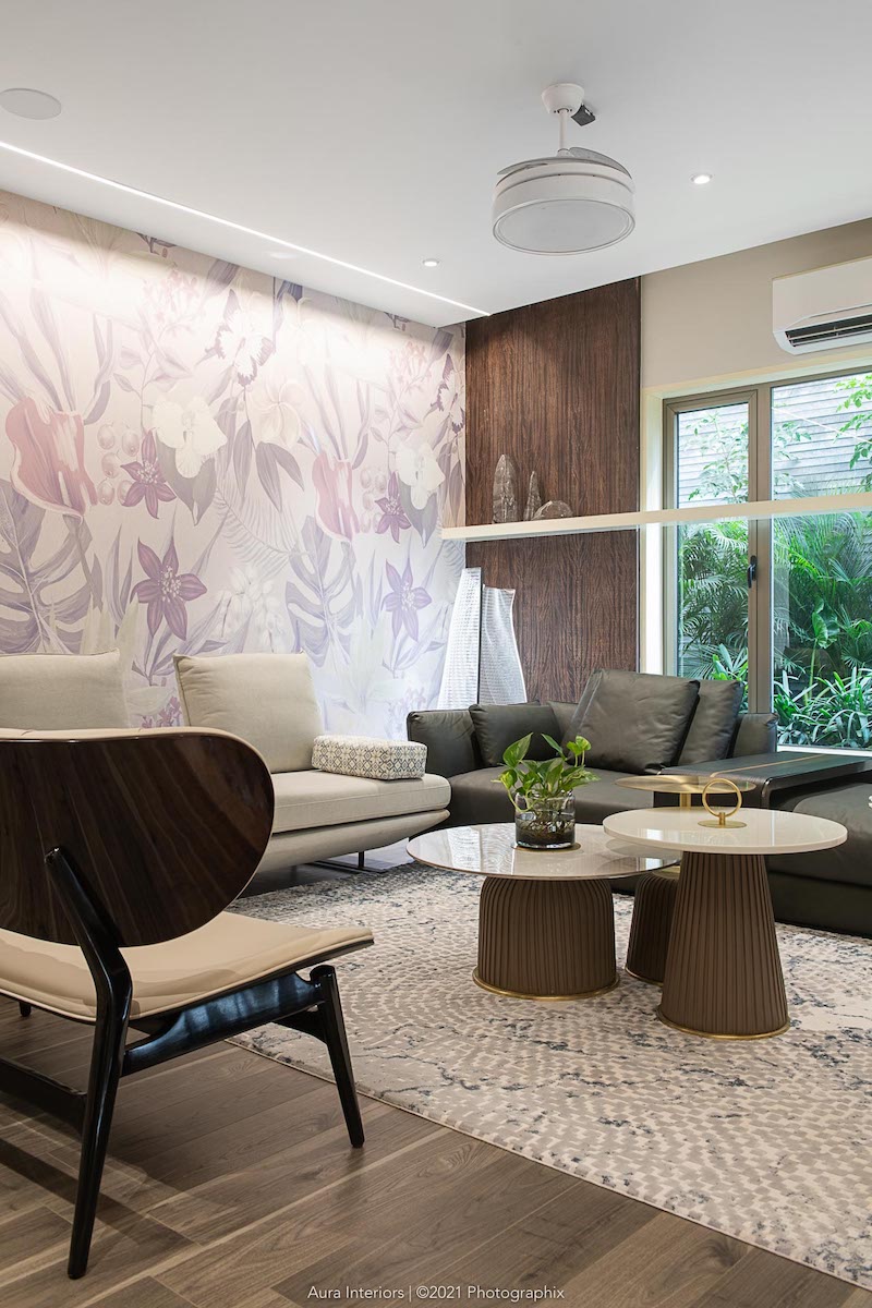 A Luxurious Villa with Brass-Gold Details and Timeless Monotones | AURA ...