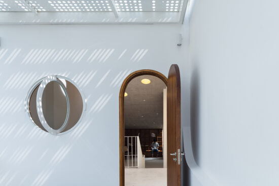 Connecting Spaces of this Tube House has Sky-Lights that Connects its ...