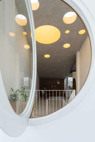 Connecting Spaces of this Tube House has Sky-Lights that Connects its ...