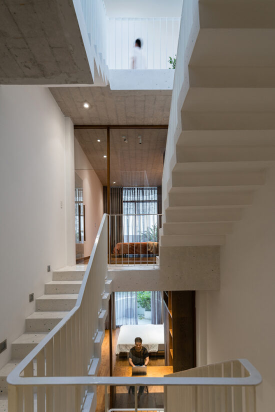 Connecting Spaces of this Tube House has Sky-Lights that Connects its ...