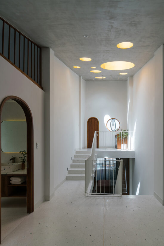 Connecting Spaces of this Tube House has Sky-Lights that Connects its ...