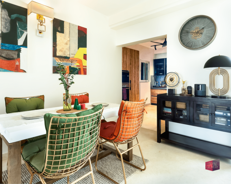 Luxe Duplex Apartment Imparts Comfort and Convenience | Creative Geometry - The Architects Diary