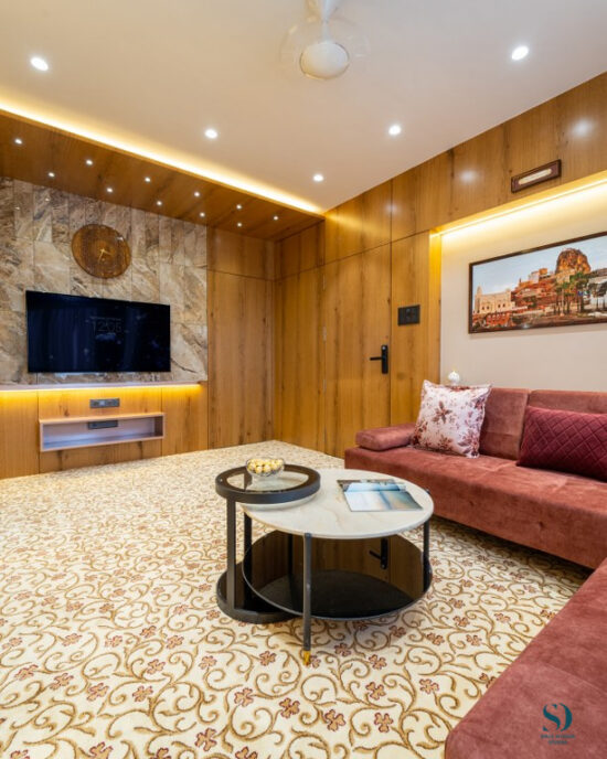 River Front Tower : Soft Tone House With A Touch Of Color Pop | Space ...