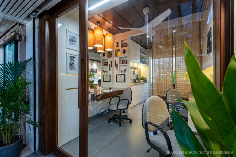 This Office Design Interior in Pune is Characterized by Bamboo and ...
