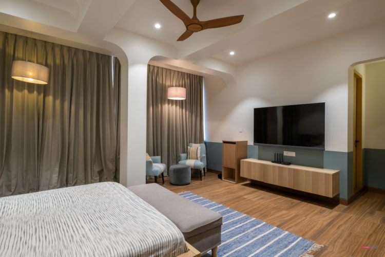 Scandinavian Pod with White Walls, Wooden Tiles, and Neat Design | Muse ...