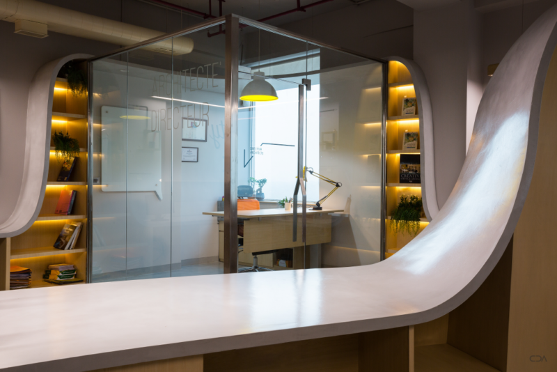 Liberating Geometry and Symmetry in this Architect Office Design ...