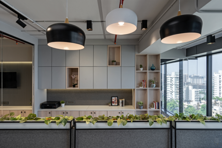 Transitional Office Interior Design : The Corner Office | Dot Concept ...