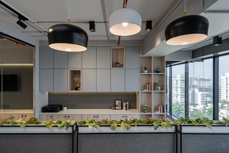 Transitional Office Interior Design : The Corner Office | Dot Concept ...