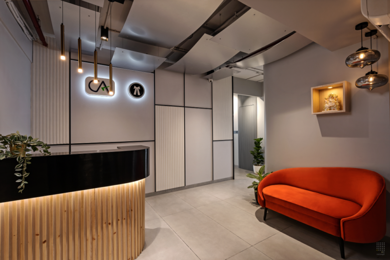 Transitional Office Interior Design : The Corner Office | Dot Concept ...