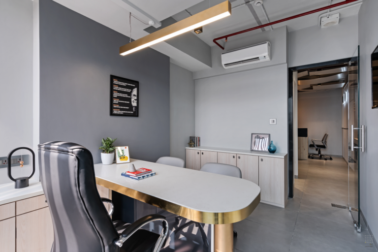 Transitional Office Interior Design : The Corner Office | Dot Concept ...