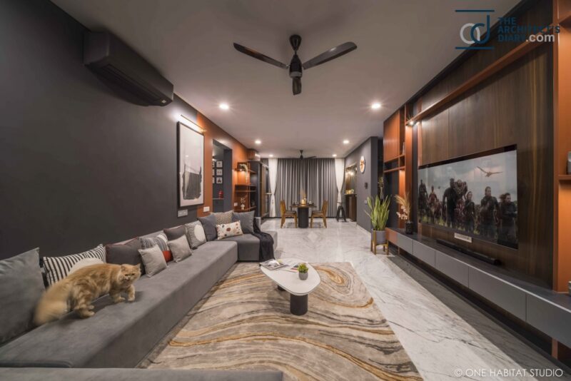 Housing Contemporary Interiors with Enchantingly Bold Palette | One ...