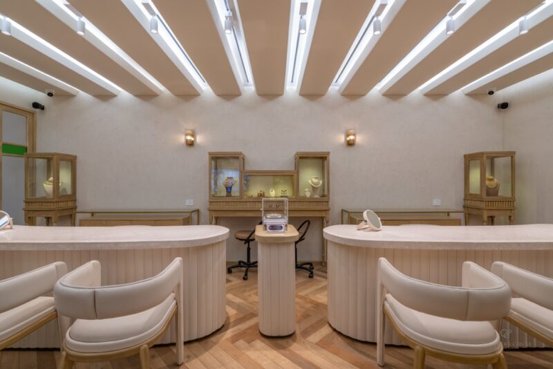 Subtle Aesthete Palette and Clean Furniture Forms in this Retail Design ...