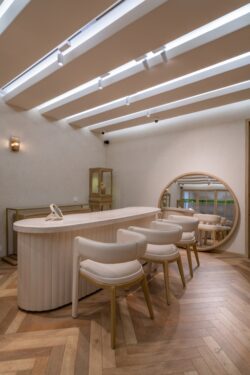 Subtle Aesthete Palette and Clean Furniture Forms in this Retail Design ...