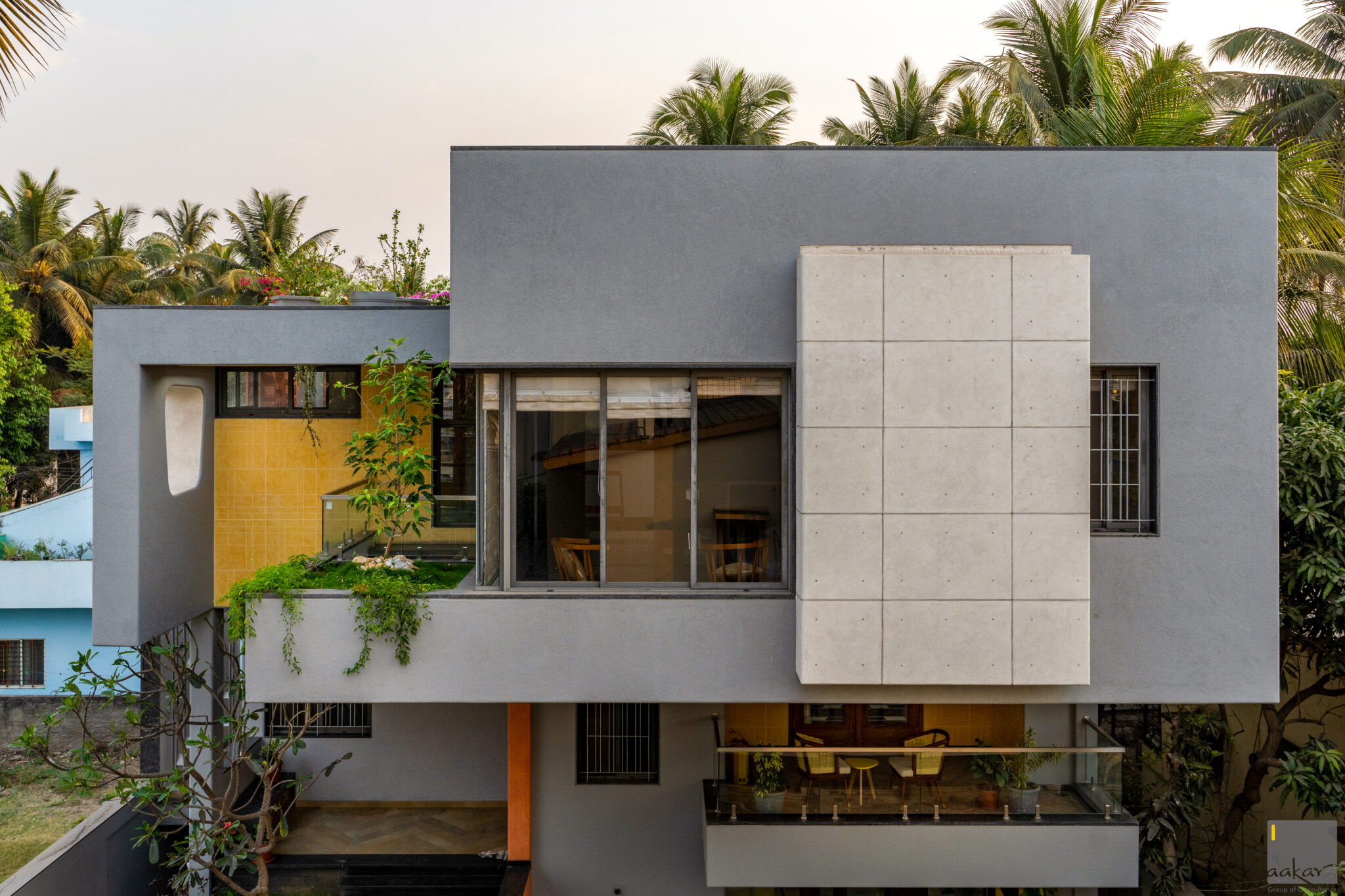 Contemporary Architecture Exhibiting Dramatic Sciagraphy | Aakar Group ...