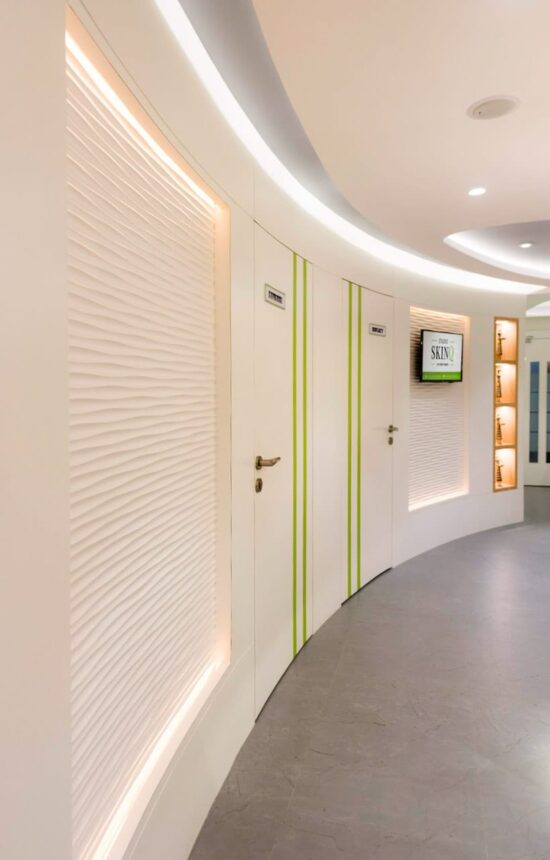 Display of Curves & Neutrals with this Contemporary Design of Skin ...