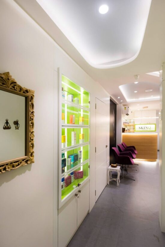 Display of Curves & Neutrals with this Contemporary Design of Skin ...