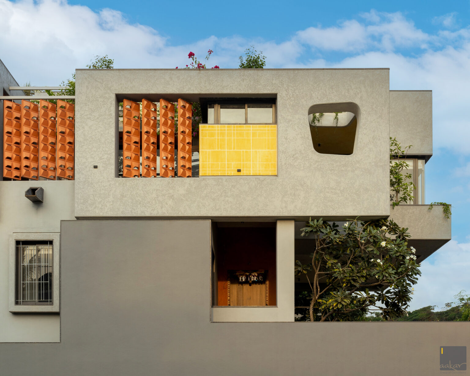 Contemporary Architecture Exhibiting Dramatic Sciagraphy | Aakar Group ...
