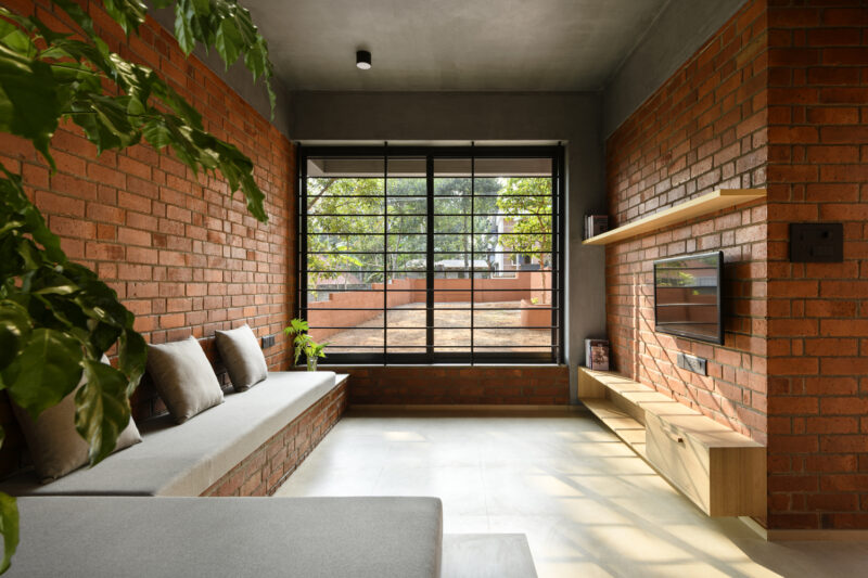 Narrow Brick House | Architect Srijit Srinivas - The Architects Diary