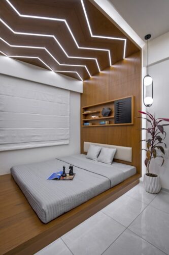 Bold Patterns, Whites and Greys adorn this Modern Design Abode | Robust ...