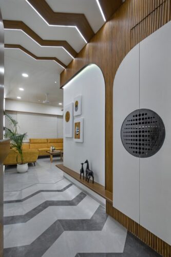 Bold Patterns, Whites and Greys adorn this Modern Design Abode | Robust ...