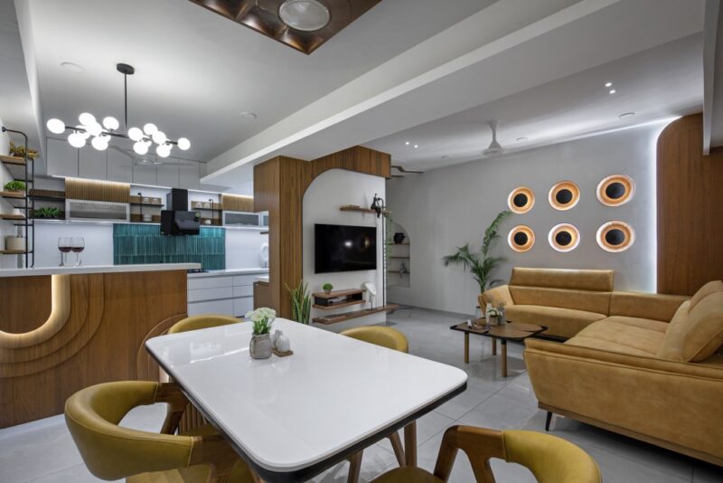 Bold Patterns, Whites and Greys adorn this Modern Design Abode | Robust ...