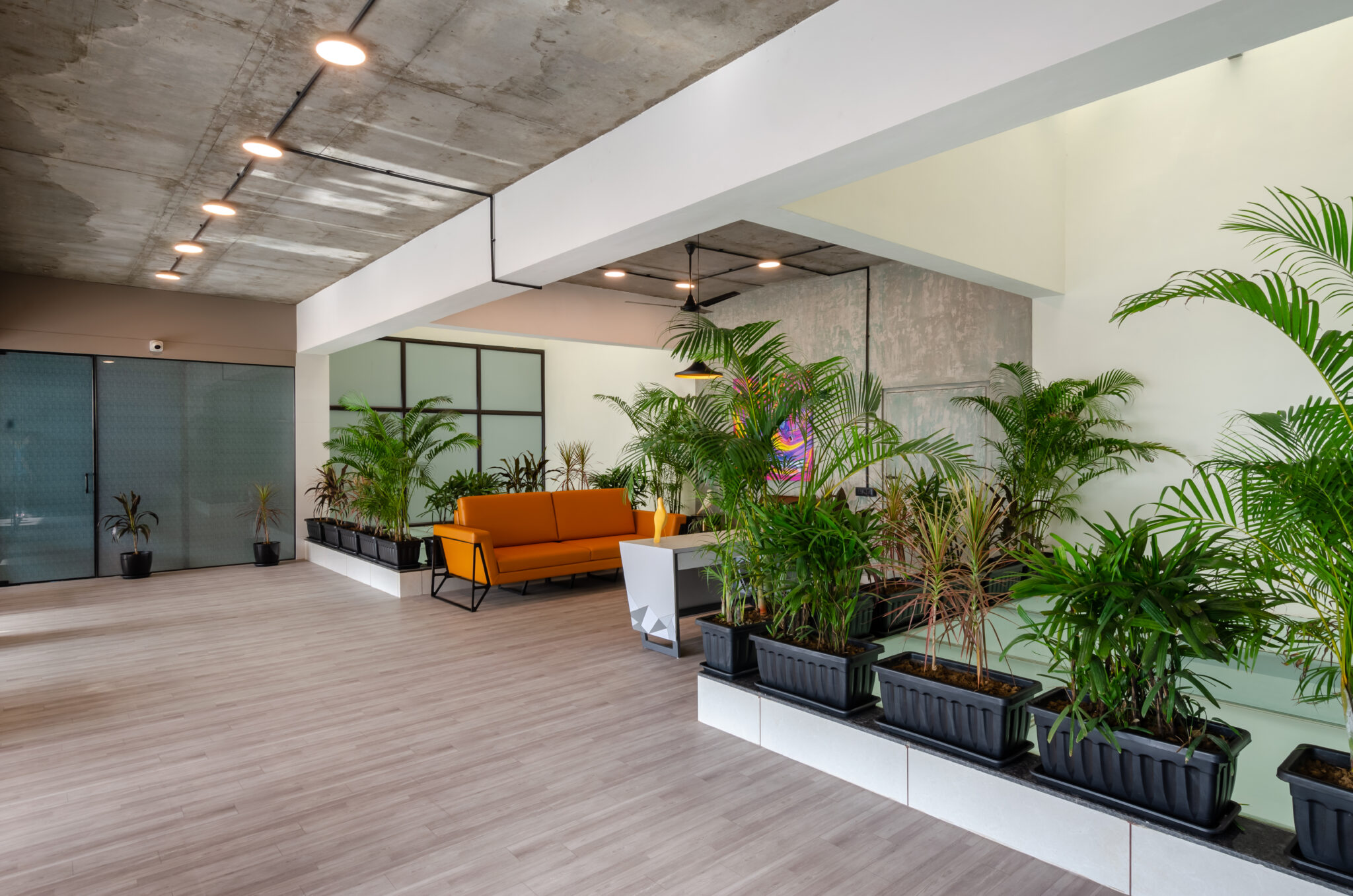 Minimally Rustic Office Space with an Artistic Side of Science & Nature ...